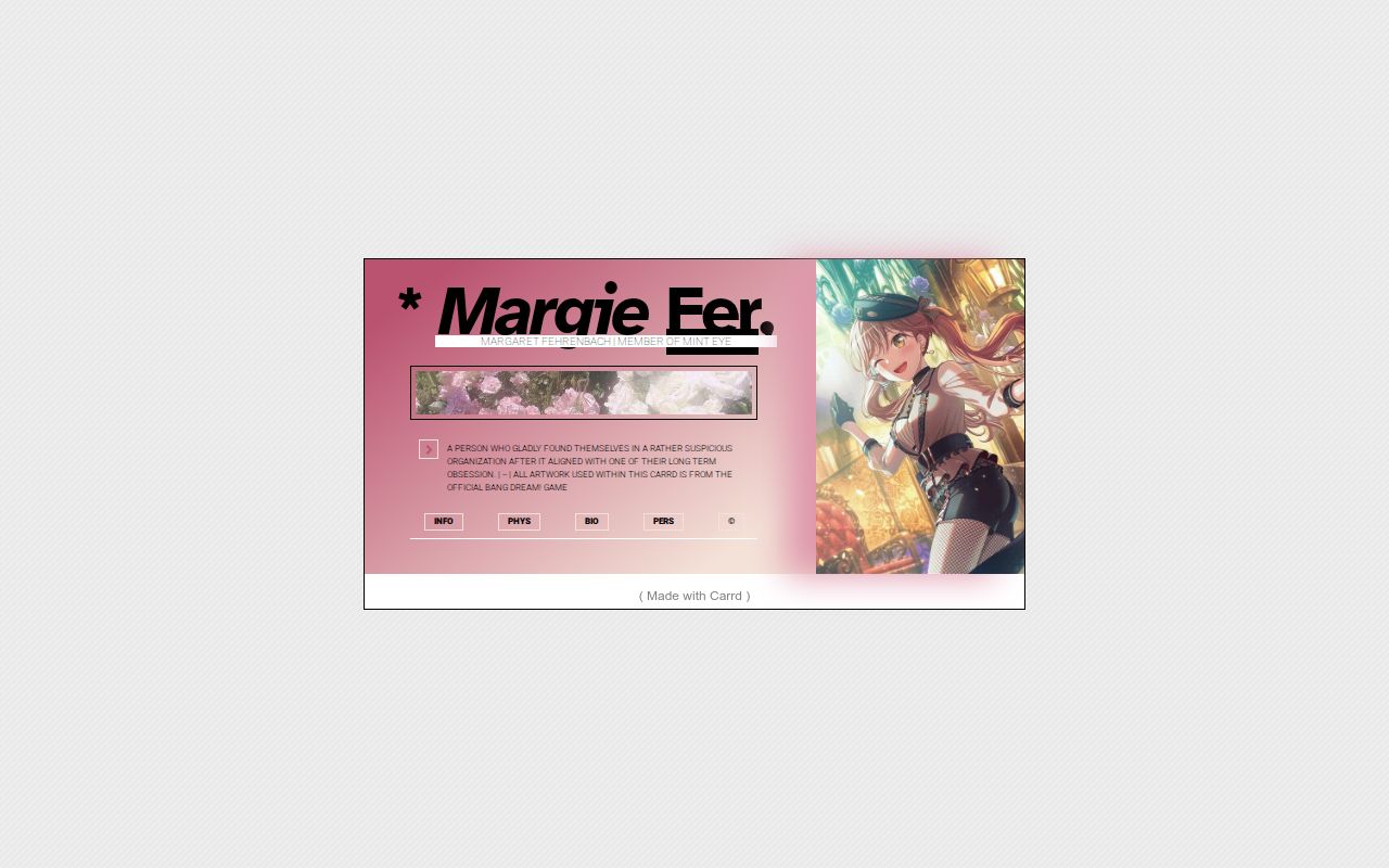 Margaret ~ ! . . (MM)